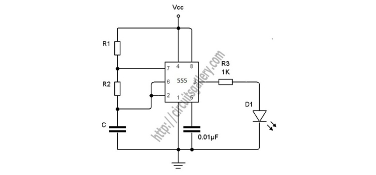 555 Timer Astable Calculator for Astable Multivibrator Designing ...