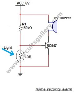 Home Security Alarm System Circuit Diagram | A Detailed Explanation ...